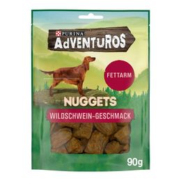 Purina AdVENTuROS Nuggets, Hundeleckerli fettarm mit Wildschweingeschmack 3x90g
