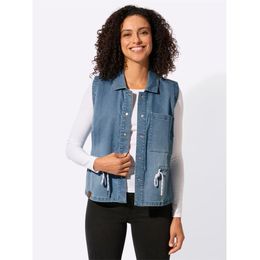 WITT WEIDEN Jeansweste in blue-bleached | Gr.: 38