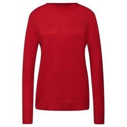 Street One Pullover mit Rollkante in Rot | Gr.: 38