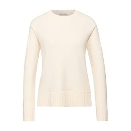 Street One Rundhals Pullover in Beige | Gr.: 40