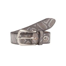 b.belt G&uuml;rtel Leder in grau | Gr.: 85 cm