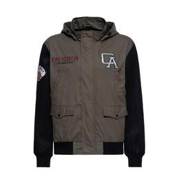 King Kerosin &Uuml;bergangsjacke Los Angeles C.A. in olivgr&uuml;n | Gr.: M