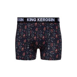 King Kerosin Boxershorts Rock 'n' Roll in schwarz | Gr.: XXL