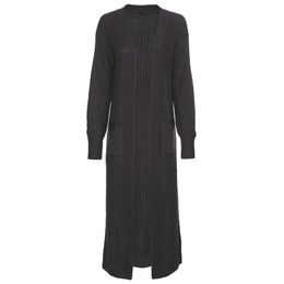 Laura Scott Longstrickjacke in dunkelgrau-melange | Gr.: 32/34