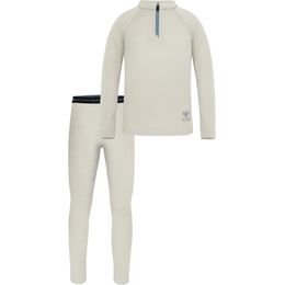 Normani Outdoor Sports Merino Oberteil &bdquo;Nyapari&ldquo; und Merino Hose &bdquo;Mackay&ldquo; in Wollwei&szlig; | Gr.: 86/92