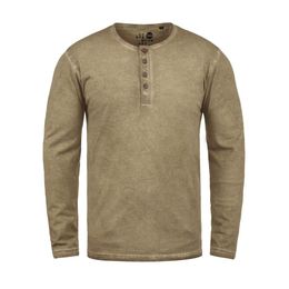!Solid Rundhalsshirt SDTimur in Braun | Gr.: 3XL