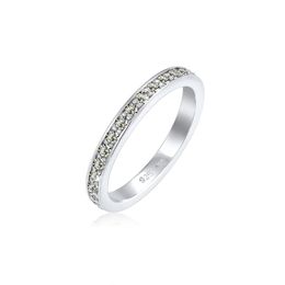 Elli Ring 925 Sterling Silber in Grau | Gr.: 62