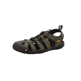 Keen Outdoorsandale Clearwater Leather CNX in Magnet/Black | Gr.: 46
