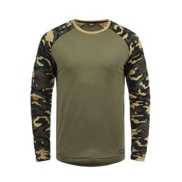 !Solid Rundhalsshirt SDCajus in Gr&uuml;n | Gr.: L