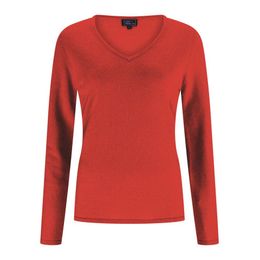 CASH-MERE.CH V-Ausschnitt Pullover in Siena Gelb | Gr.: S