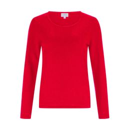CASH-MERE.CH Rundhals Pullover in Rot | Gr.: XXL