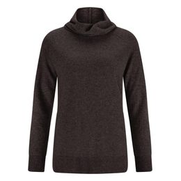 CASH-MERE.CH Rollkragen Pullover in Taupe Melange | Gr.: S