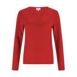 CASH-MERE.CH Rundhals Pullover in Siena Gelb | Gr.: XS