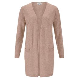 CASH-MERE.CH Cardigan Long in Weizen | Gr.: M