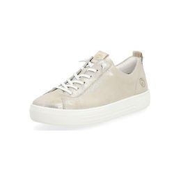 Remonte Sneaker in Beige/Silber | Gr.: 41