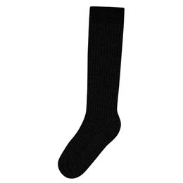 CASH-MERE.CH Kniesocken in Schwarz | Gr.: 39-42