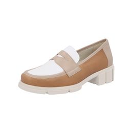 SOLIDUS Halbschuh in bege/cognac/white | Gr.: 9