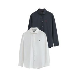 Polo Club Button Up Shirt male Blue, White size XXL
