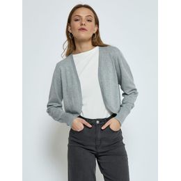 Sel by peppercorn Peppercorn Strickjacke in Light Grey Melange | Gr.: XXL