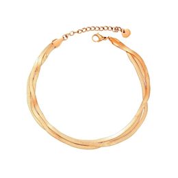 Kim Johanson Armband 'Alma' Damen Gr&ouml;&szlig;e 16 / 21 cm rosegold