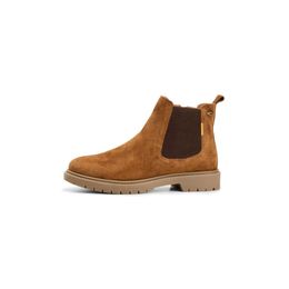 Camel Active Chelsea Boot aus echtem Leder in Braun | Gr.: 36