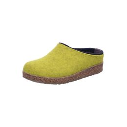 Haflinger Hausschuhe Damen Grizzly Kirs in Gelb | Gr.: 41