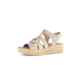 Gabor Plateau Sandalen in beige | Gr.: 5