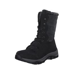 Rieker Schn&uuml;rstiefel in schwarz/schwarz/grau/anthrazit | Gr.: 39