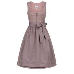 N&uuml;bler N&uuml;bler Midi Dirndl Gerlis in Mauve | Gr.: 40