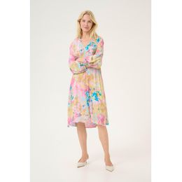 Culture Kleid CUvalerie Relaxed fit in Yellow/Pink Abstract | Gr.: S
