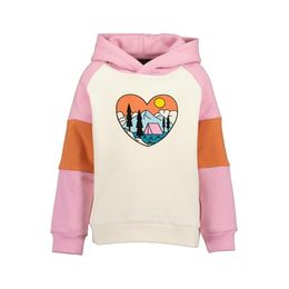 Blue Seven Sweatshirt M&auml;dchen Gr&ouml;&szlig;e 104 himmelblau / mandarine / pitaya / offwhite