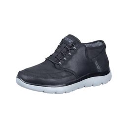 Skechers Schnürschuhe, Sneakers Mid in schwarz | Gr.: 45
