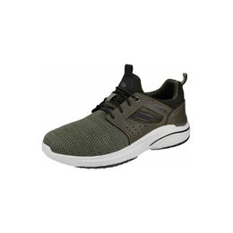 Dockers by Gerli Sportliche Schn&uuml;rschuhe in Oliv | Gr.: 45