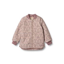 Wheat Jacke 'Loui' M&auml;dchen Gr&ouml;&szlig;e 92 blau / rosa / altrosa