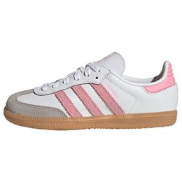 adidas originals Sneaker 'Samba' Jungen Größe 30 stone / rosa / weiß