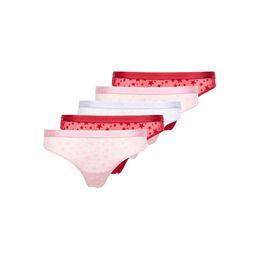 Tommy Hilfiger Underwear String Damen Gr&ouml;&szlig;e XL hellblau / rosa / dunkelrot