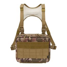 Brandit Damen Schultertasche "Brandit Unisex Chest Pack"tactical camo, Polyester, unifarben, Taschen