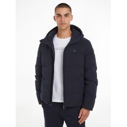Steppjacke Tommy Hilfiger "CL MOTION HOODED JACKET", Herren, Gr. 3XL, blau (desert sky), Web, Obermaterial: 100% Polyester. Wattierung: 100% Polyester, Jacken Steppjacke