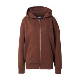 Hugo Zip-Up Hoodie 'Doa_B_3' female Brown size M