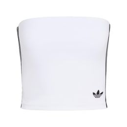 adidas originals Top '3 STRIPES TUBE' female White size XL