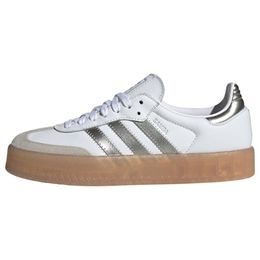 adidas originals Sneaker 'Sambae' Damen Größe 37/37.5 silbergrau / weiß