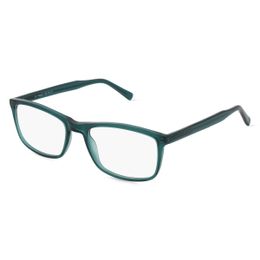 Fielmann ABC 062 CL DAVID Brille Herren | Fassung: Vollrand, Quadratisch, Gr&uuml;n Transparent