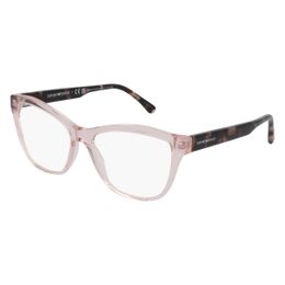 Emporio Armani EA3193 Brille Damen | Fassung: Vollrand, Cat Eye, Pink Transparent