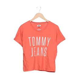 Tommy Jeans T-Shirt Damen Gr&ouml;&szlig;e M Second Hand orange