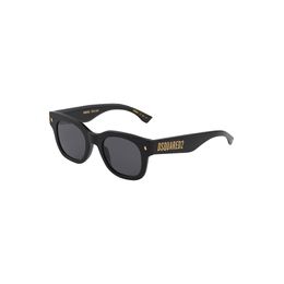 Dsquared2 Sonnenbrille Herren Größe 48 gold / schwarz