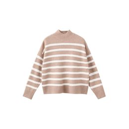 Mango Pullover 'MINERVA' Damen Gr&ouml;&szlig;e XS hellbraun / wei&szlig;