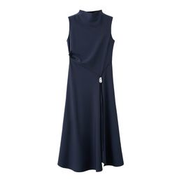 Mango Kleid 'Elea' Damen Gr&ouml;&szlig;e 40 dunkelblau Winterkleid