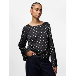 Pieces Bluse 'PCJYTTA' Damen Gr&ouml;&szlig;e L schwarz / wei&szlig;
