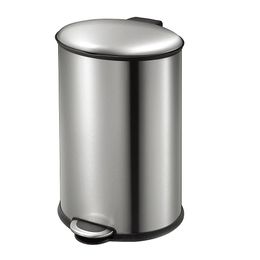 EKO Ovaler Tretabfallsammler, Volumen 35 l, HxBxT 596 x 396 x 355 mm, rutschfest