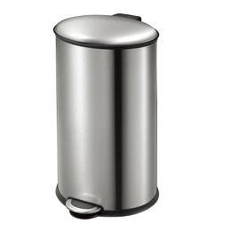EKO Ovaler Tretabfallsammler, Volumen 40 l, HxBxT 680 x 396 x 355 mm, rutschfest